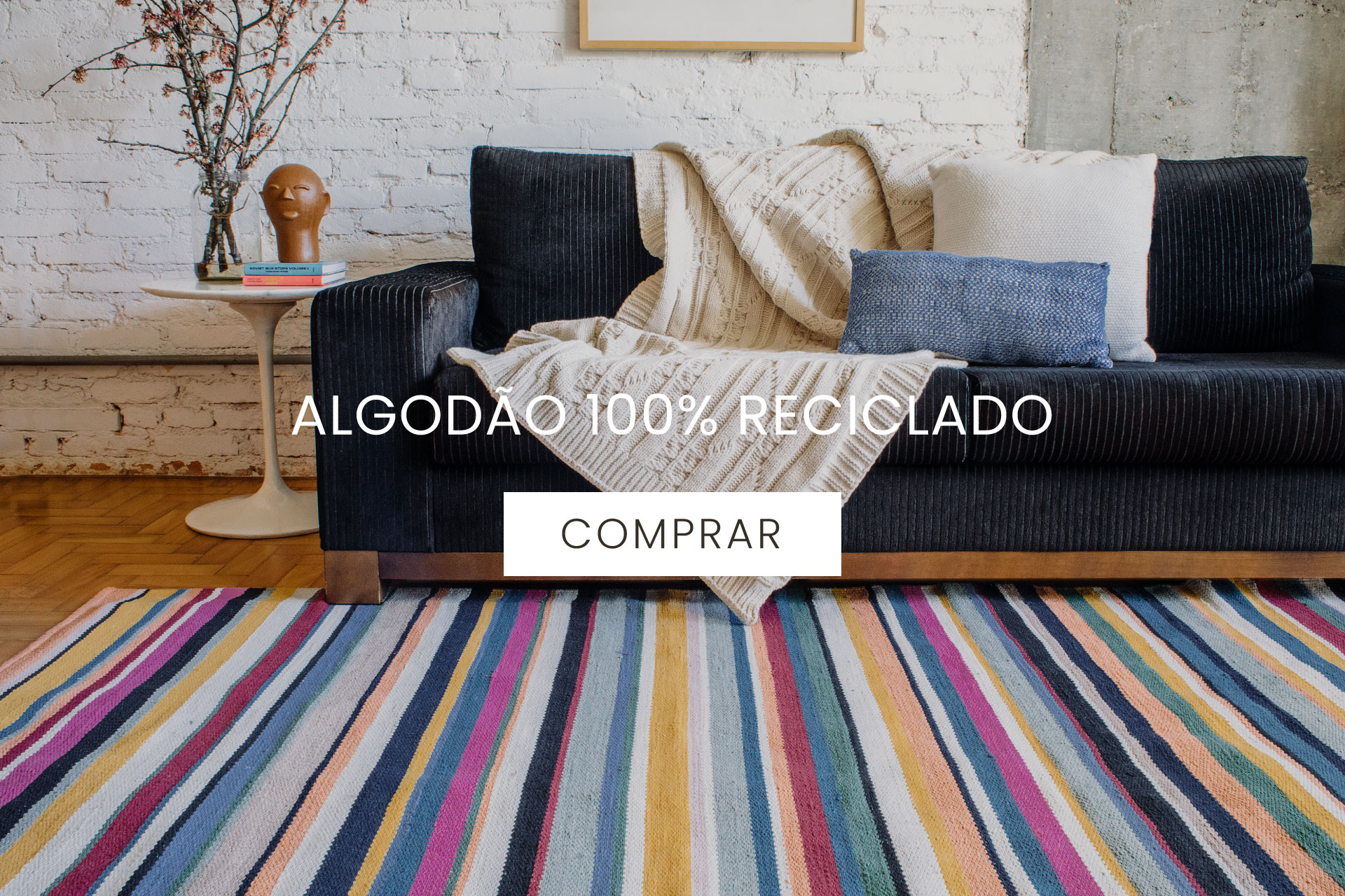 Tapetes de Algodão 100% Reciclado